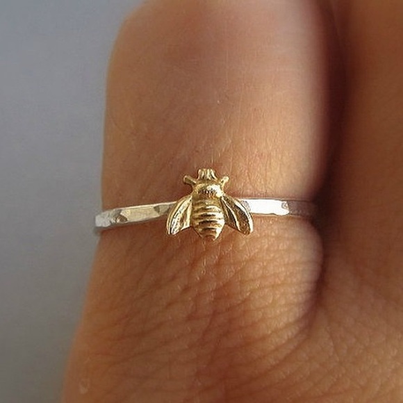 Jewelry | Queen Bee Hammered Stamped 925 Rings | Poshmark